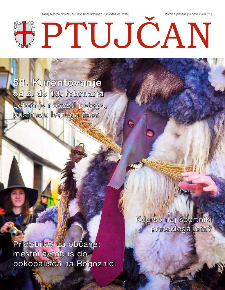 Leto XXVI, številka 1, 26. JANUAR 2018 - ptuj.si